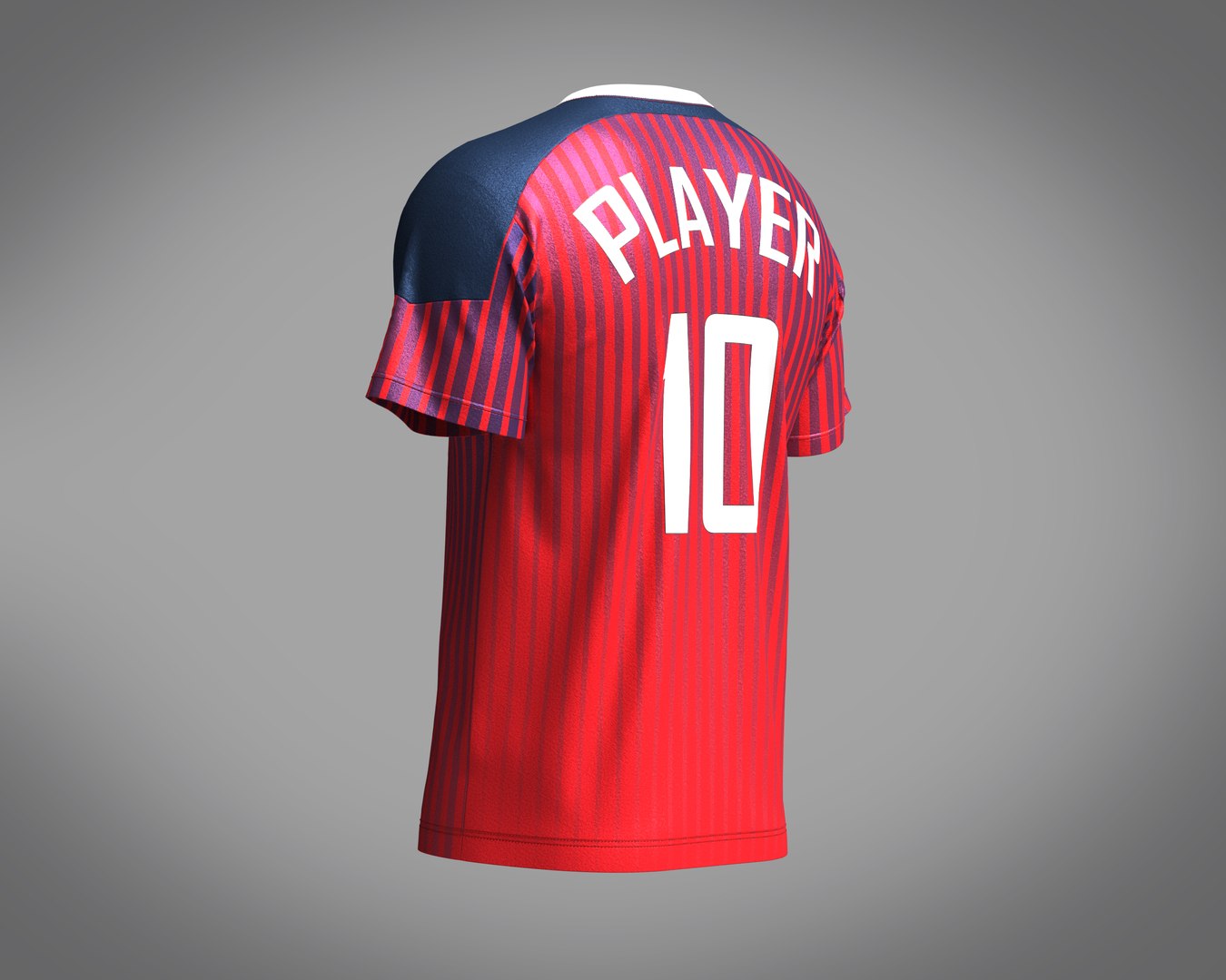 3D Soccer Jersey Player-10 - TurboSquid 1959136