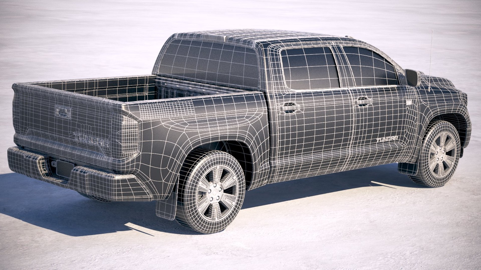 Toyota tundra trd 3D model - TurboSquid 1192412