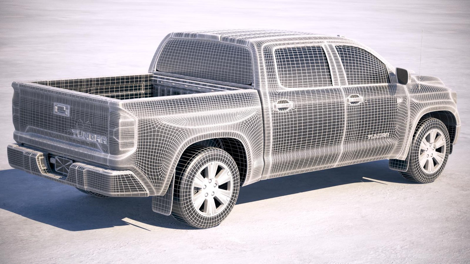 Toyota tundra trd 3D model - TurboSquid 1192412