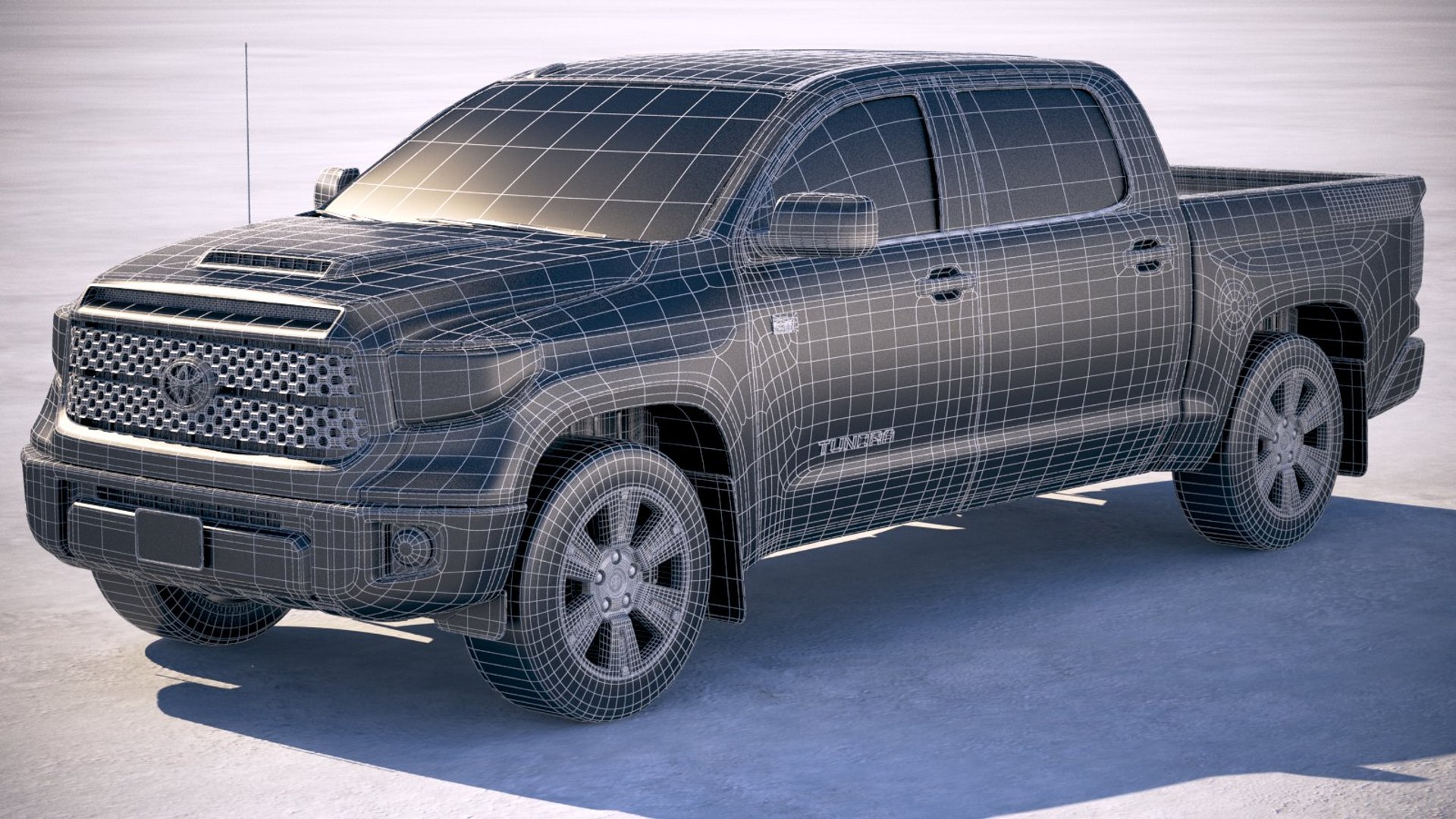 Toyota tundra trd 3D model - TurboSquid 1192412