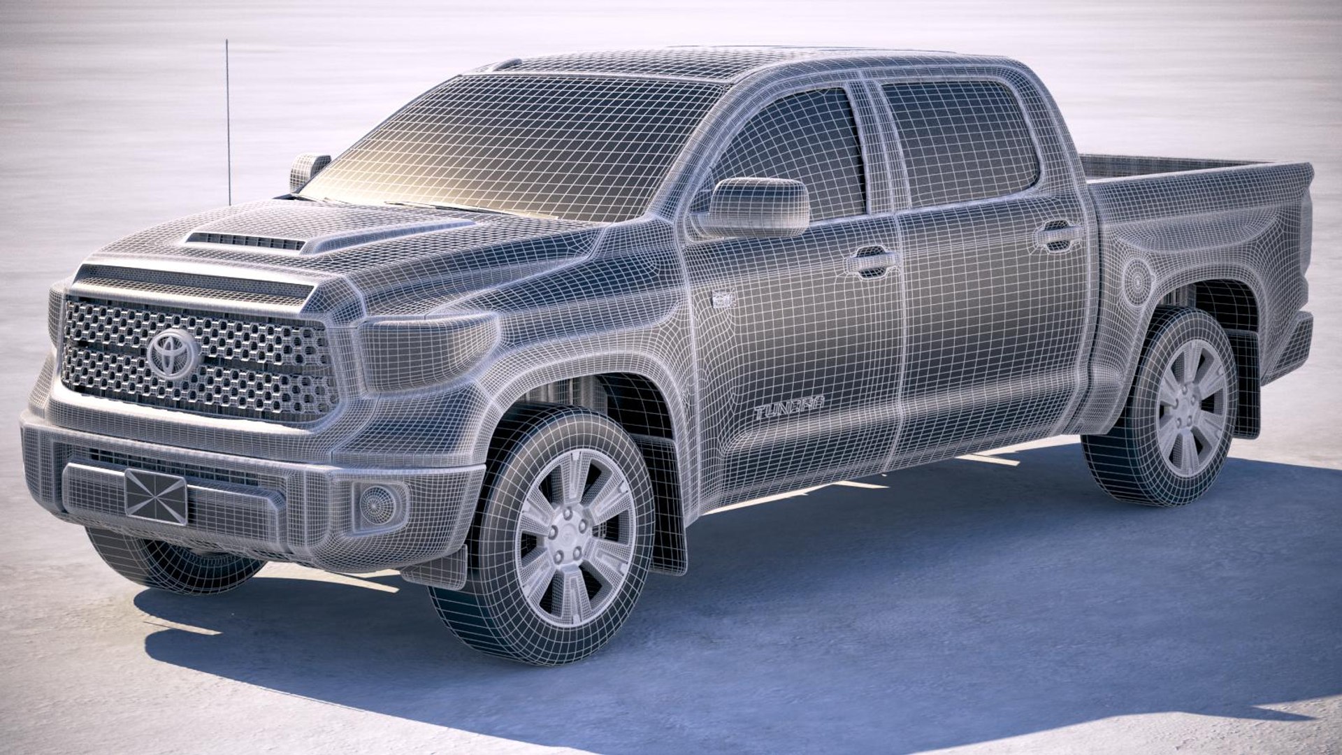 Toyota tundra trd 3D model - TurboSquid 1192412