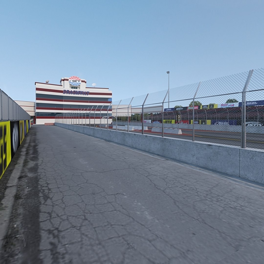 Drag Racing Track 3D Model - TurboSquid 1198786