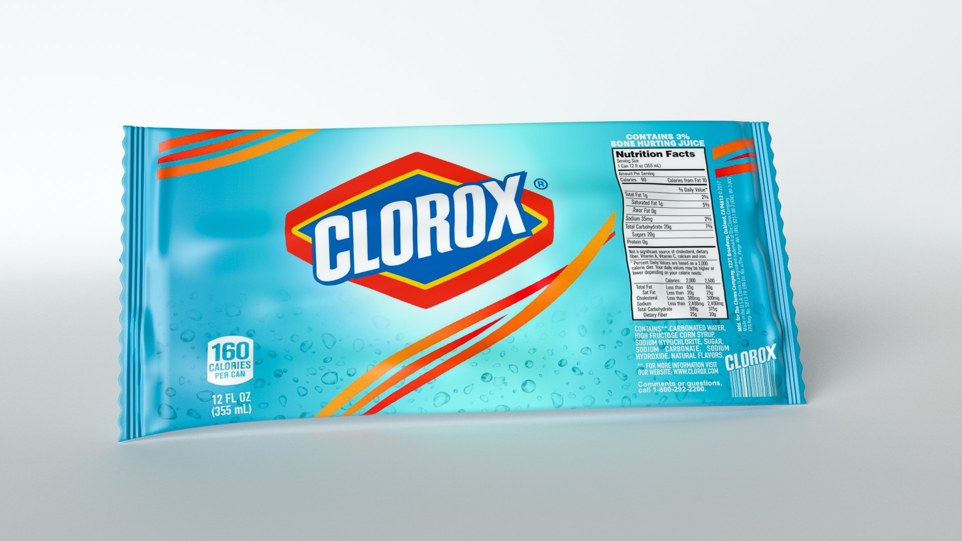 Clorox Sachet 3D Model - TurboSquid 2375441