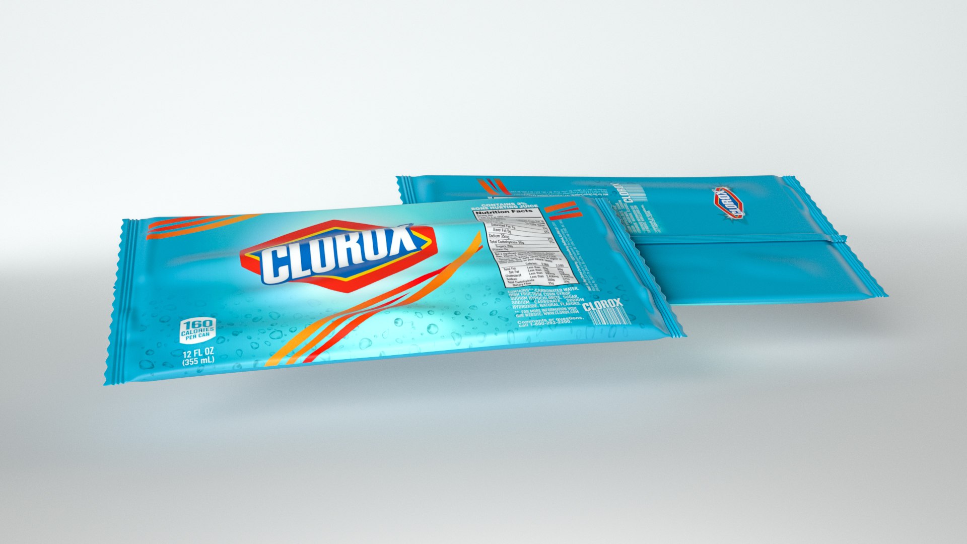 Clorox Sachet 3D Model - TurboSquid 2375441