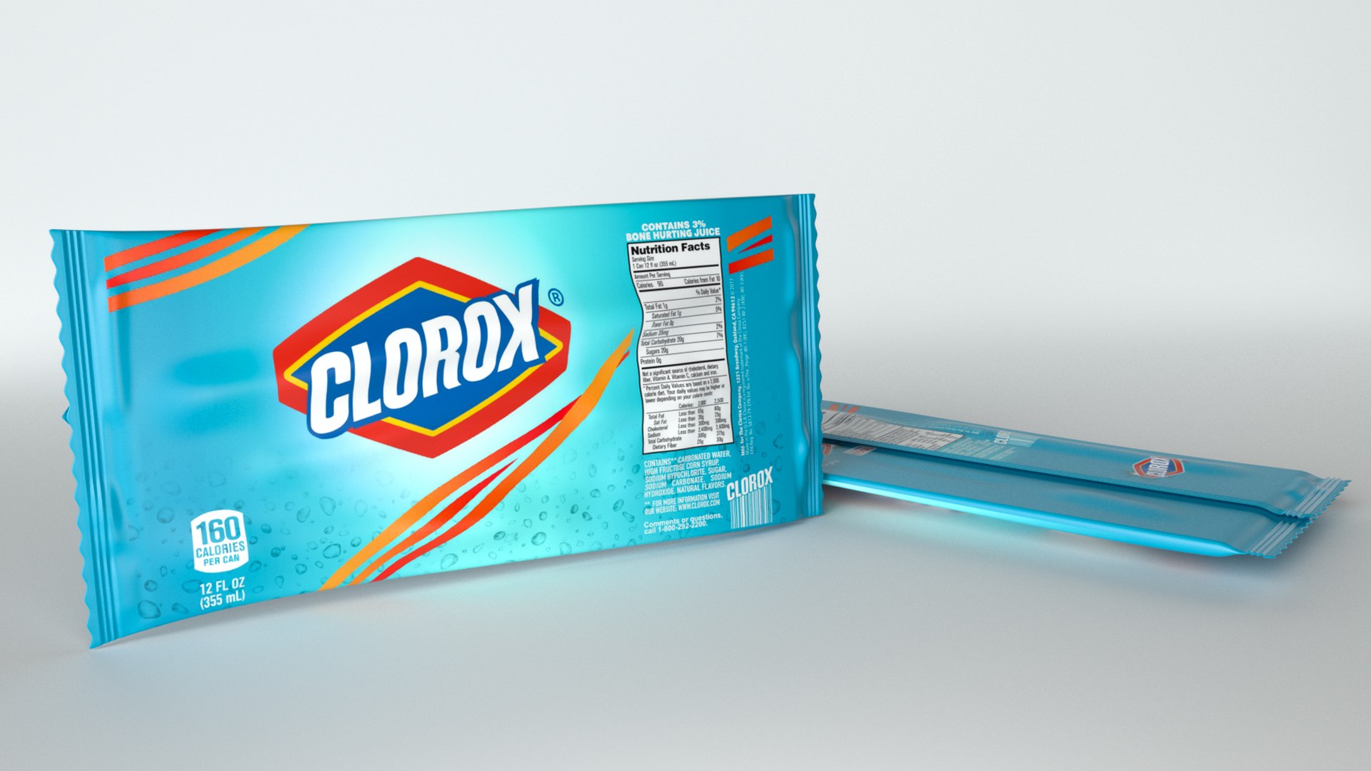Clorox Sachet 3D Model - TurboSquid 2375441