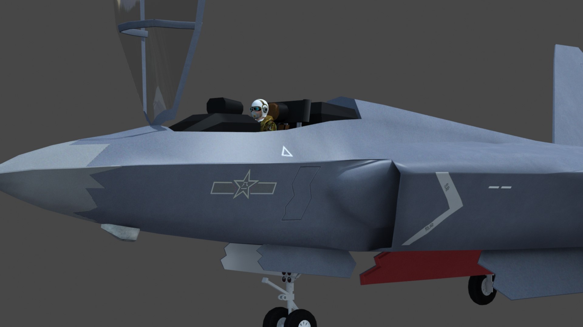 Chinese J35A Fighter Jet 3D Model - TurboSquid 2308238