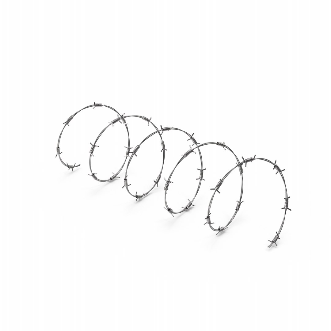 Barbed Wire 3D Model - TurboSquid 2408688