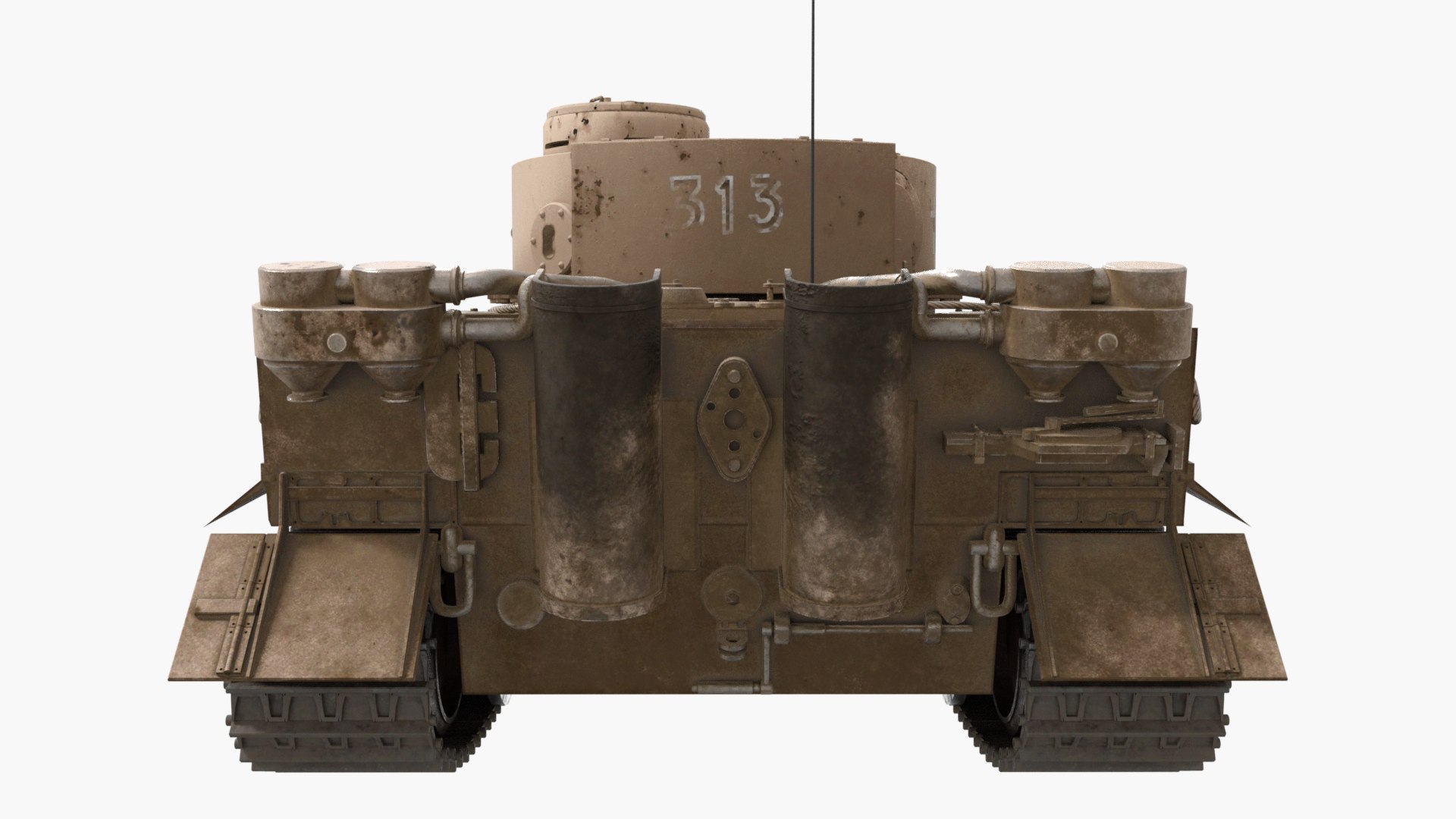 German WW2 Army Tank Low-poly 3D Model 3D - TurboSquid 2354797