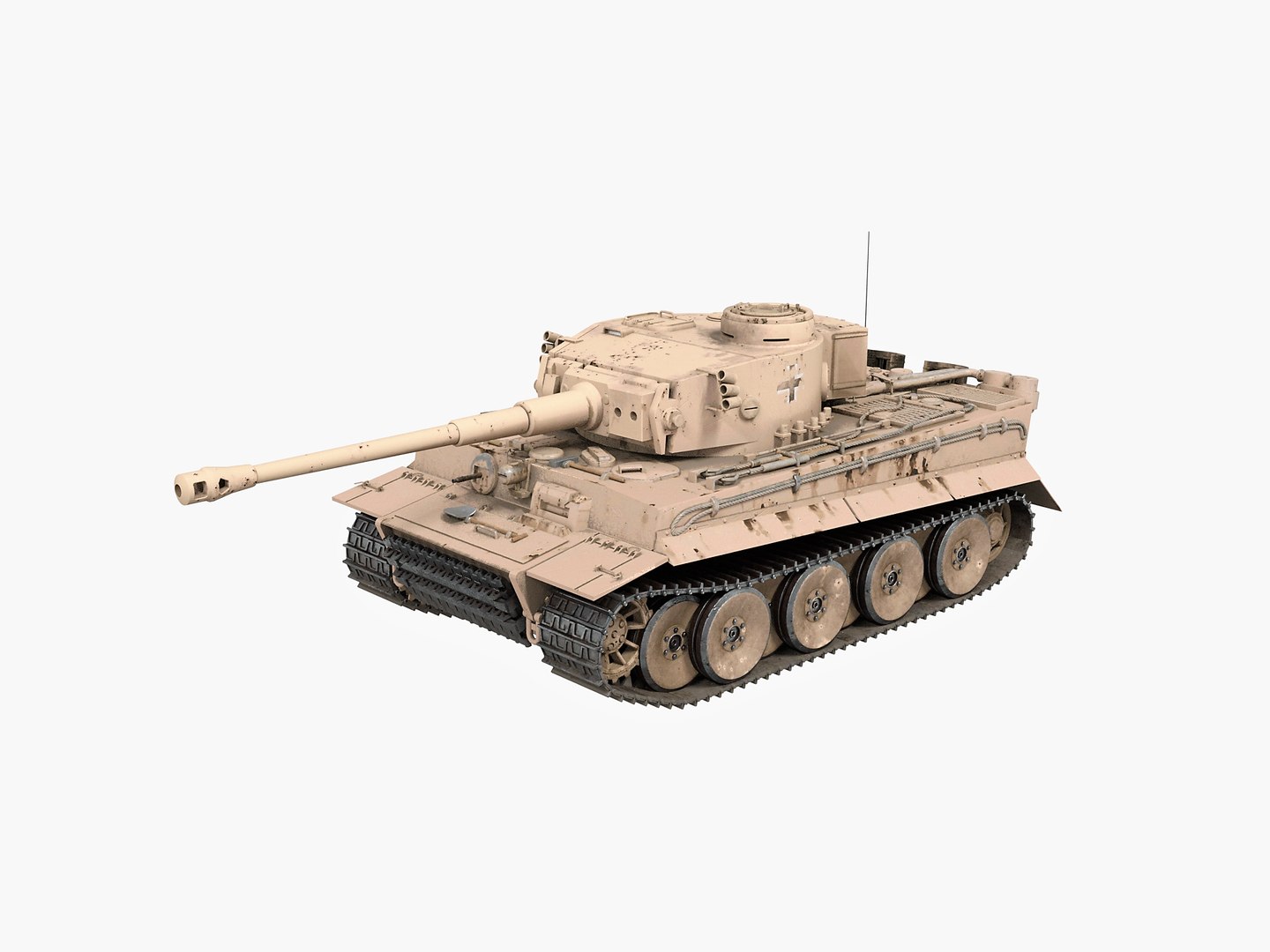 German WW2 Army Tank Low-poly 3D Model 3D - TurboSquid 2354797