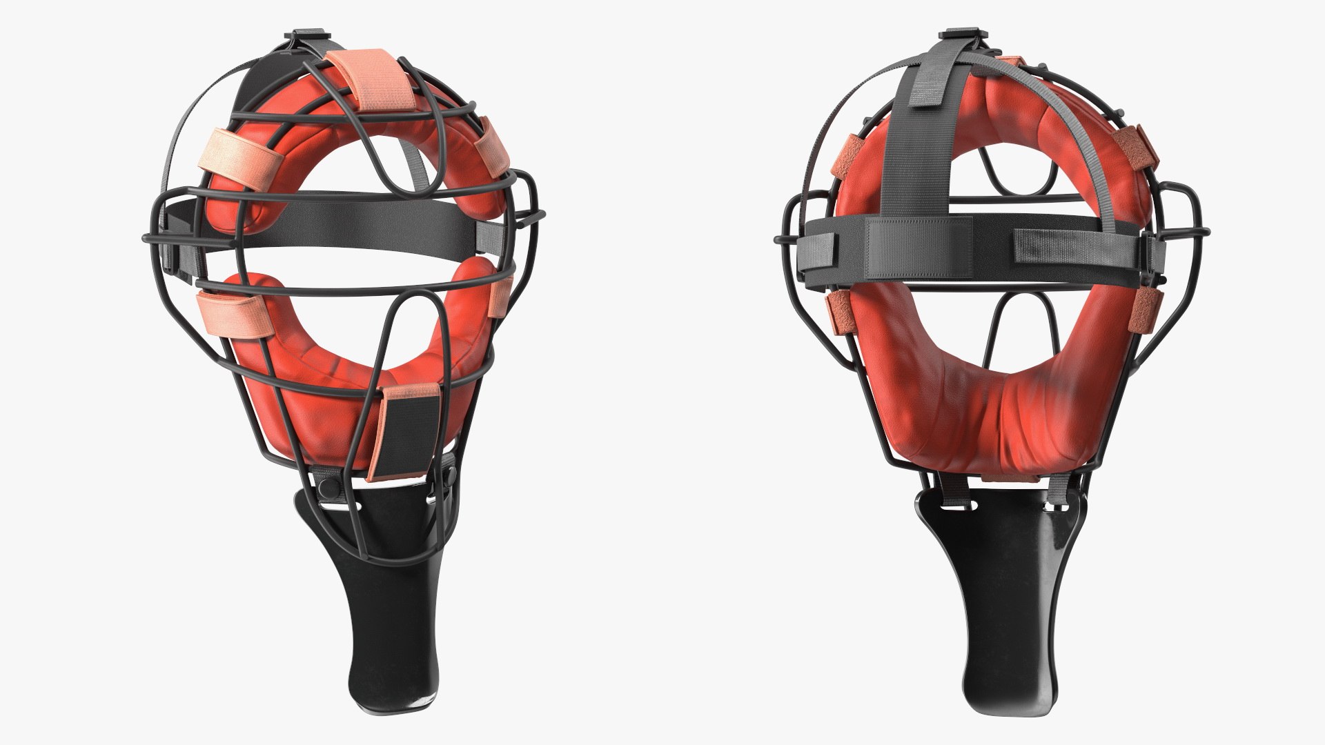 Baseball Catcher Mask Red 3D Model - TurboSquid 2155980