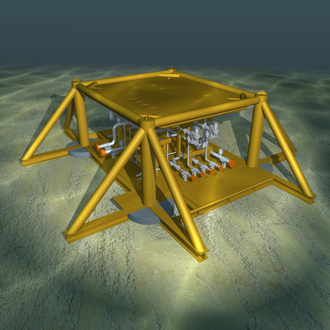 3d Model Subsea Manifold