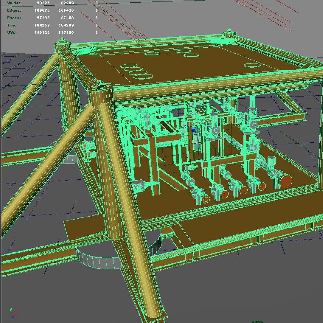 3d Model Subsea Manifold