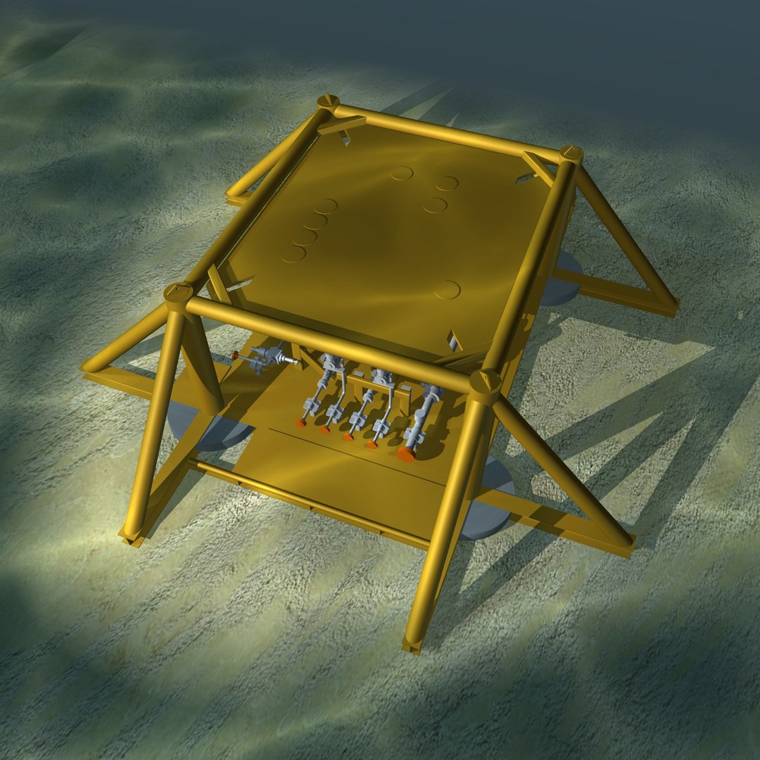 3d Model Subsea Manifold