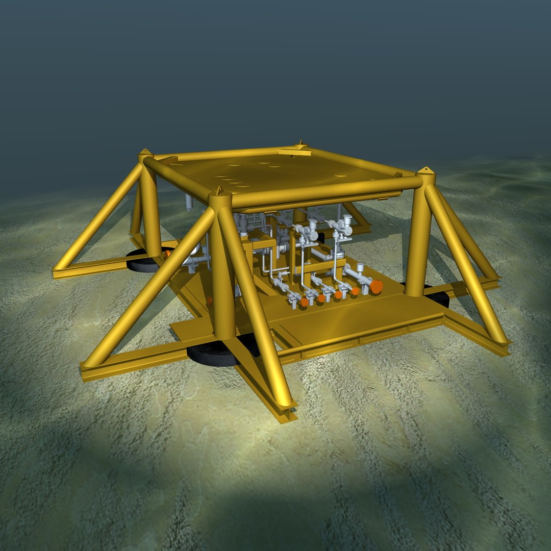 3d Model Subsea Manifold