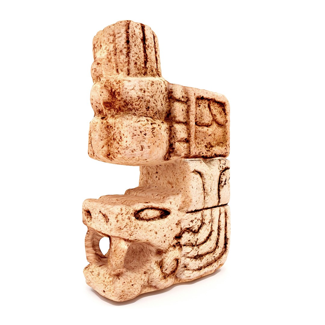 3d Model Mayan Figure Replica