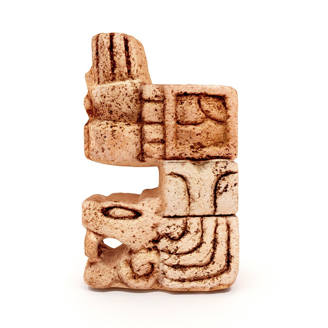 3d Model Mayan Figure Replica