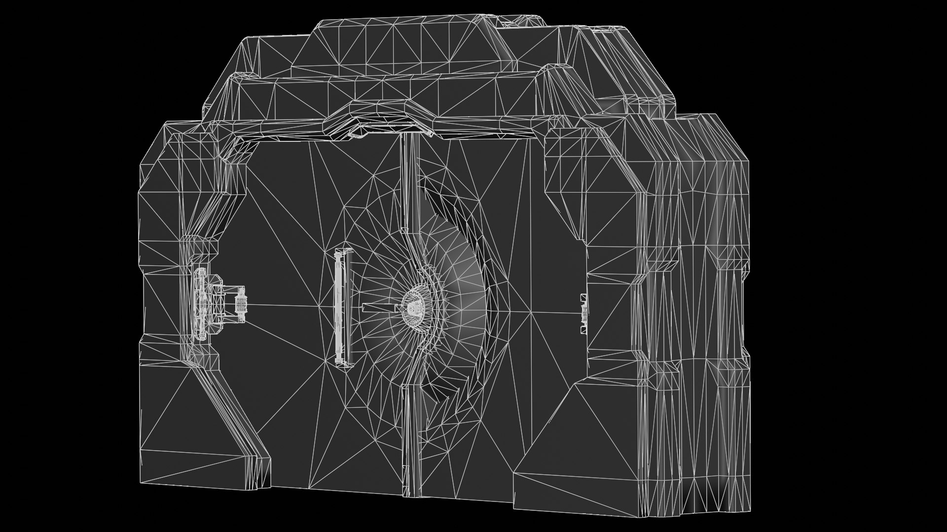 3D Sci-fi Gate Door Game Ready Model - TurboSquid 2006184