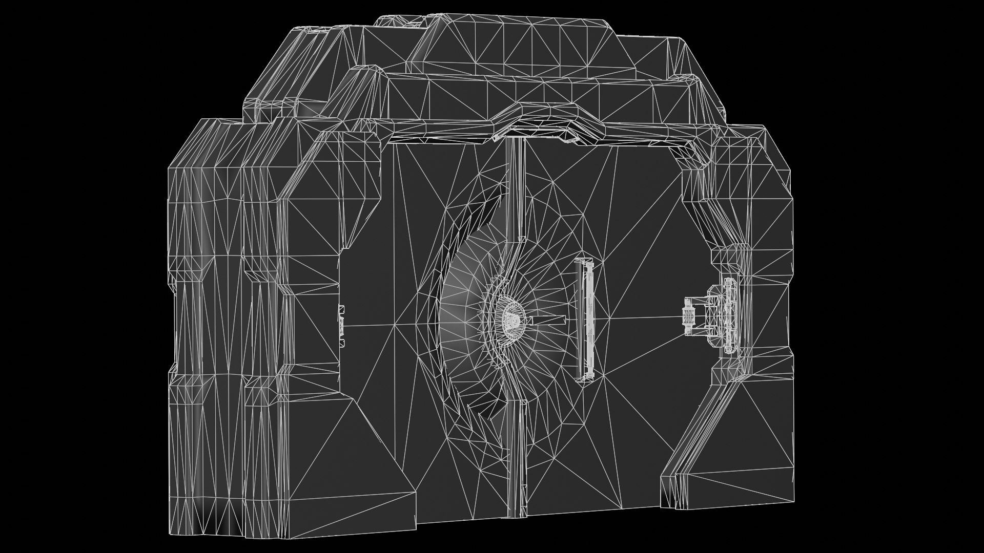 3D Sci-fi Gate Door Game Ready Model - TurboSquid 2006184