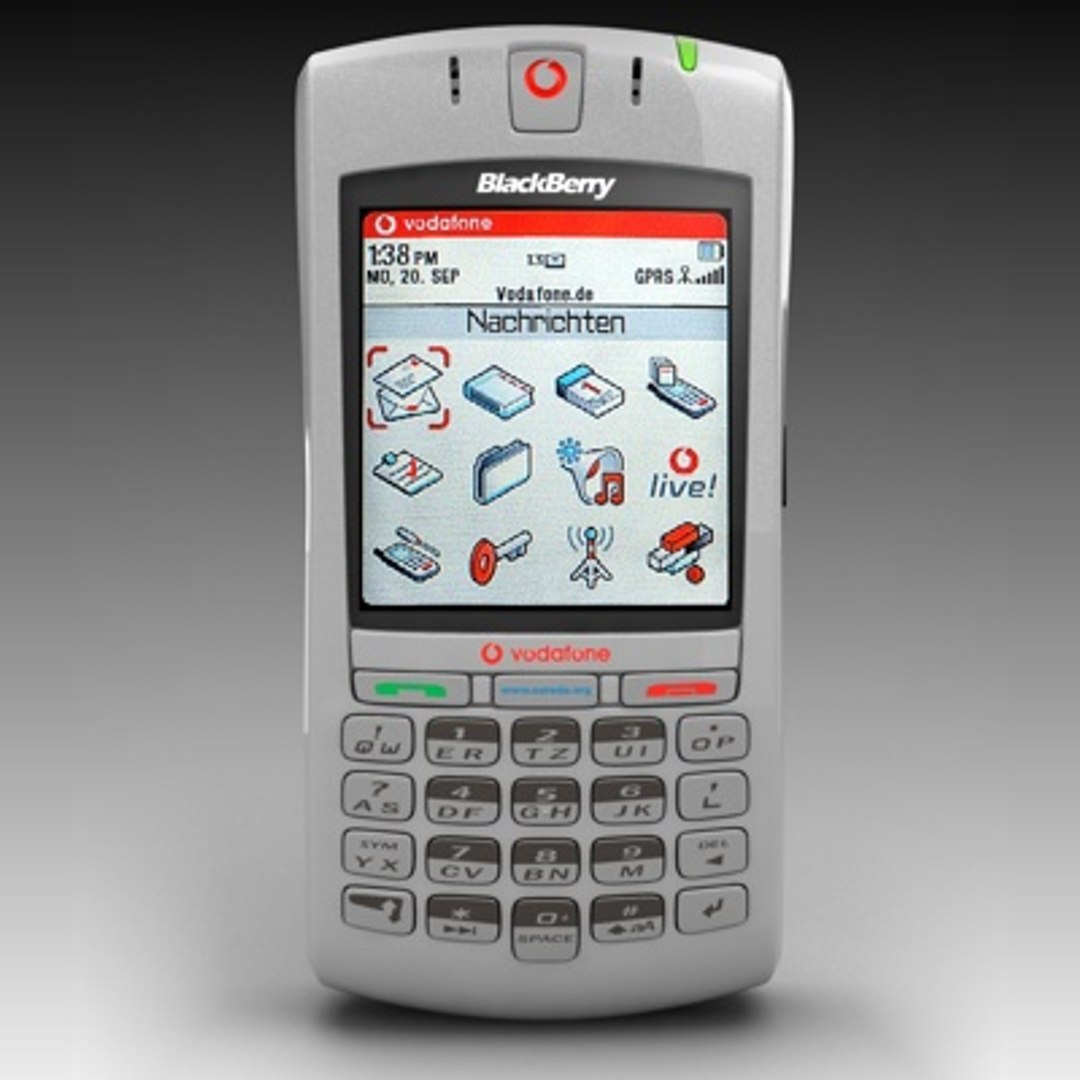 Free Vodafone Blackberry 7100v 3d Model