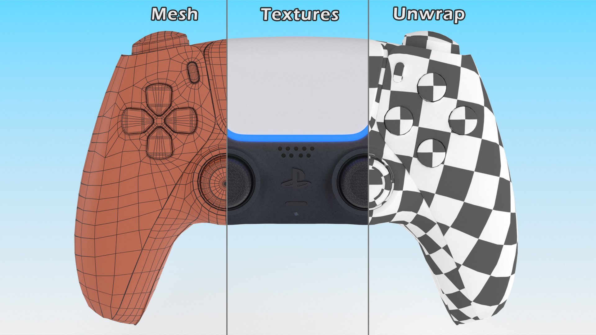 3D Dualsense Wireless Controller Ps5 Model - TurboSquid 1661908