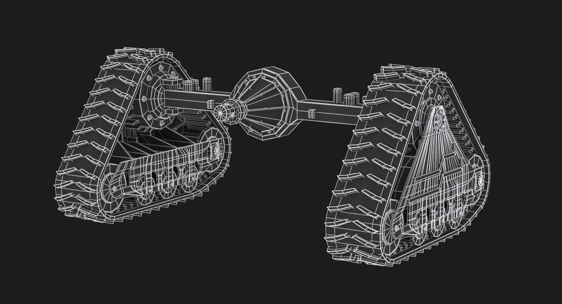 Rubber Tracked Suspension 3ds