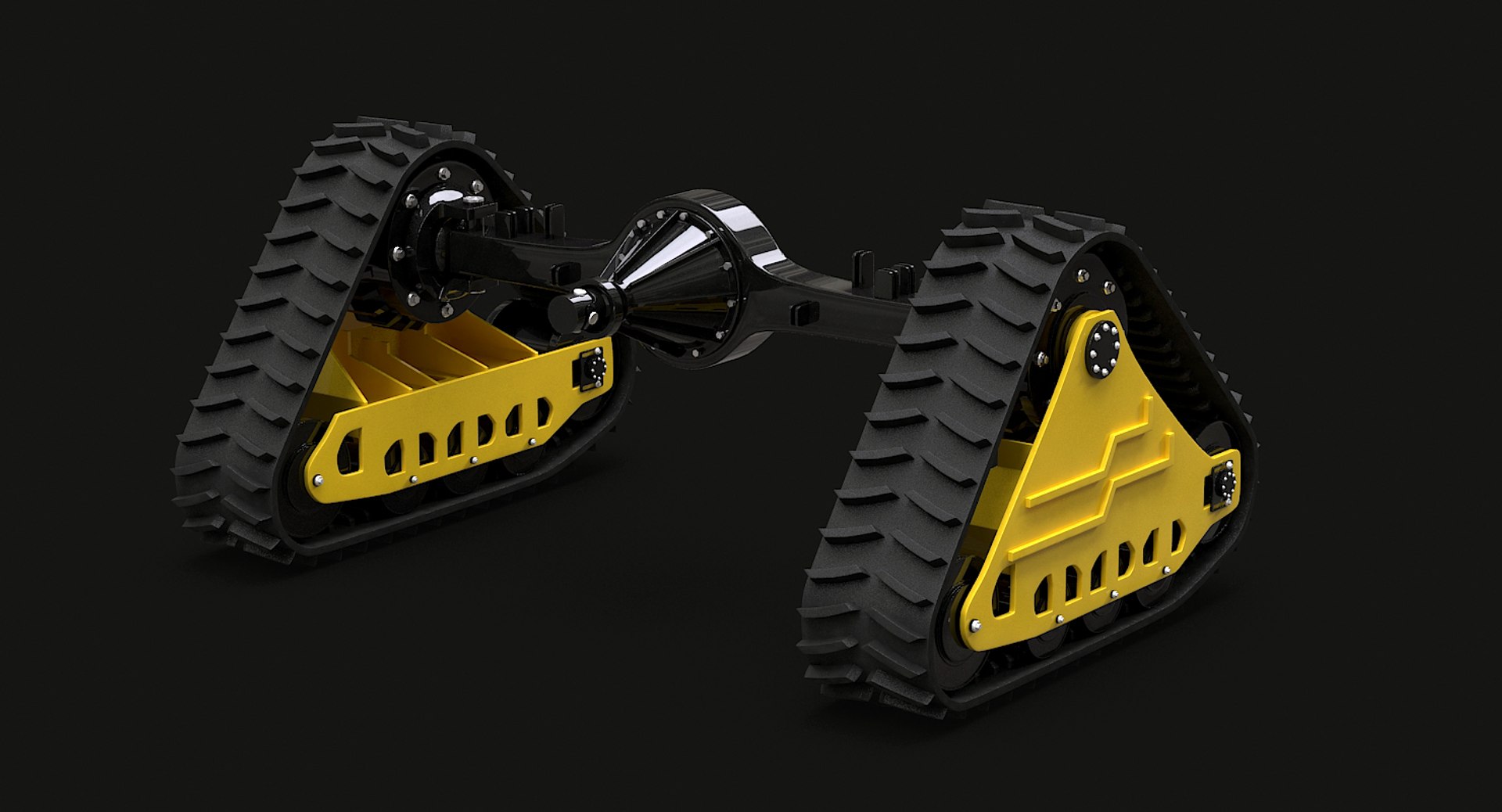 Rubber Tracked Suspension 3ds