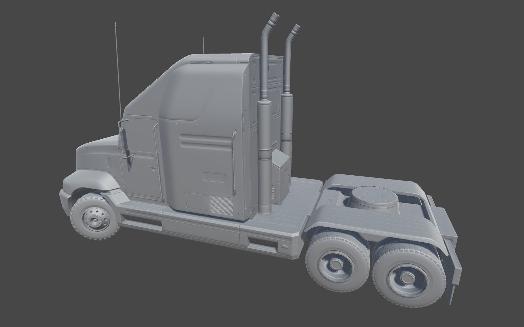 Semi Truck 3D Model - TurboSquid 1503399