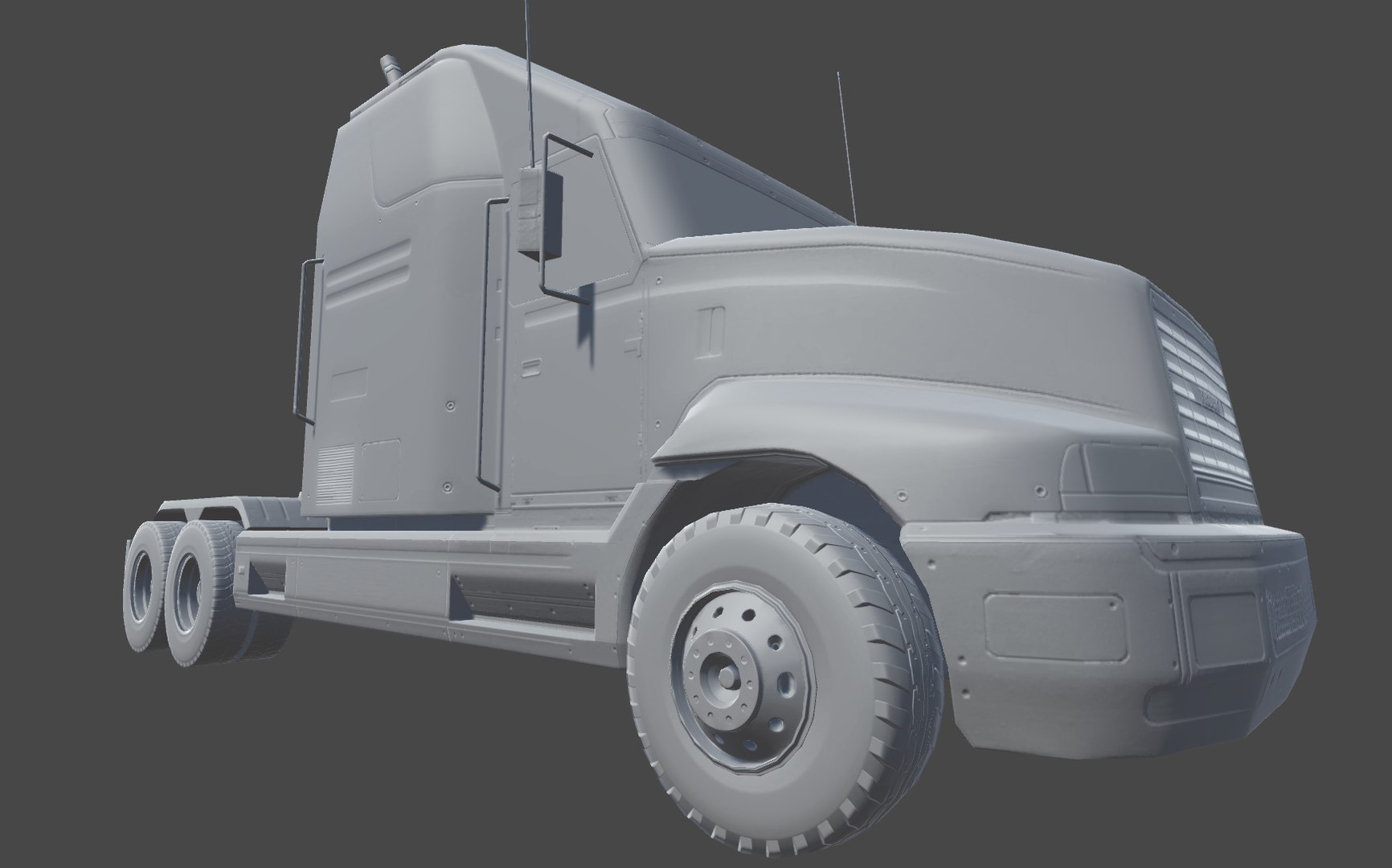 Semi Truck 3D Model - TurboSquid 1503399