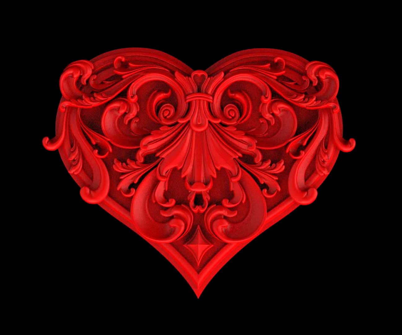 3D Model Heart Art - TurboSquid 1469335