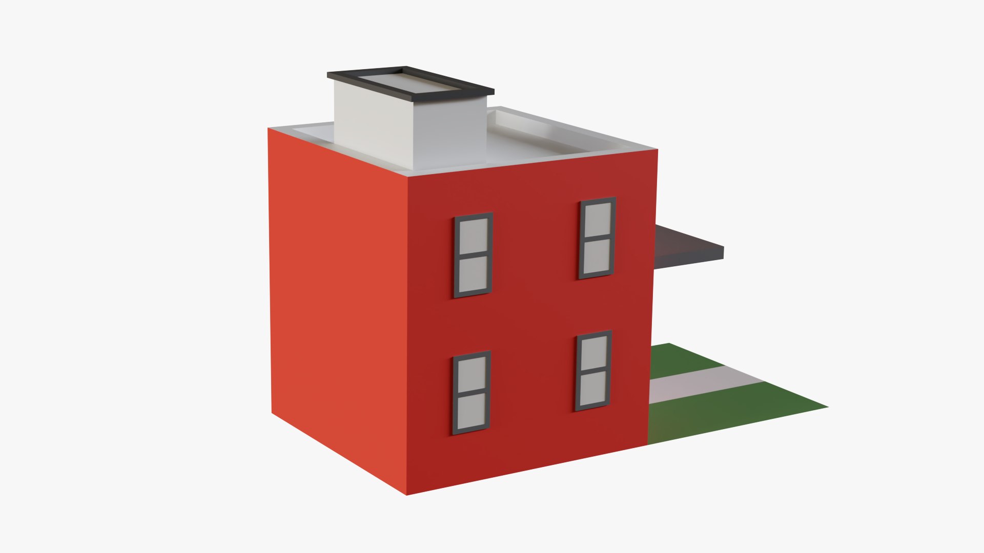 3D Isometric House - TurboSquid 2079308