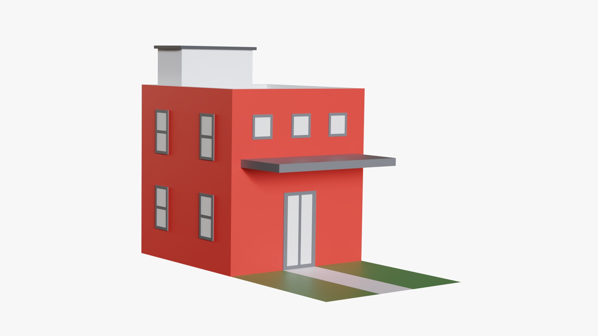 3D Isometric House - TurboSquid 2079308