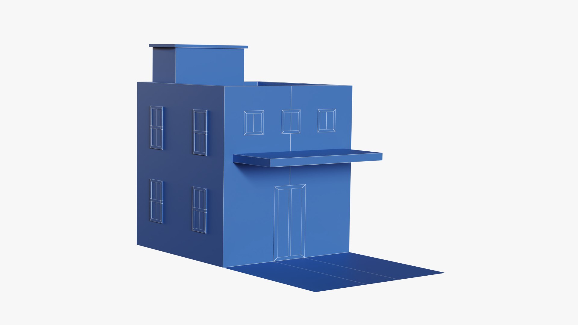 3D Isometric House - TurboSquid 2079308