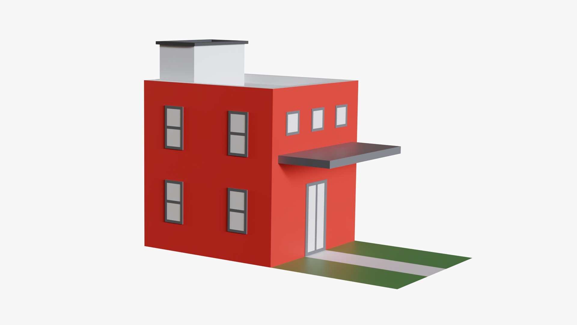 3D Isometric House - TurboSquid 2079308