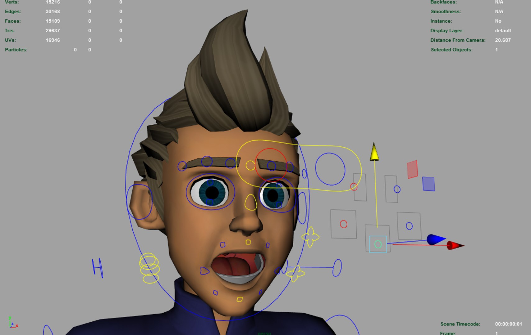 Cartoon Toon Character 3D Model - TurboSquid 1396038