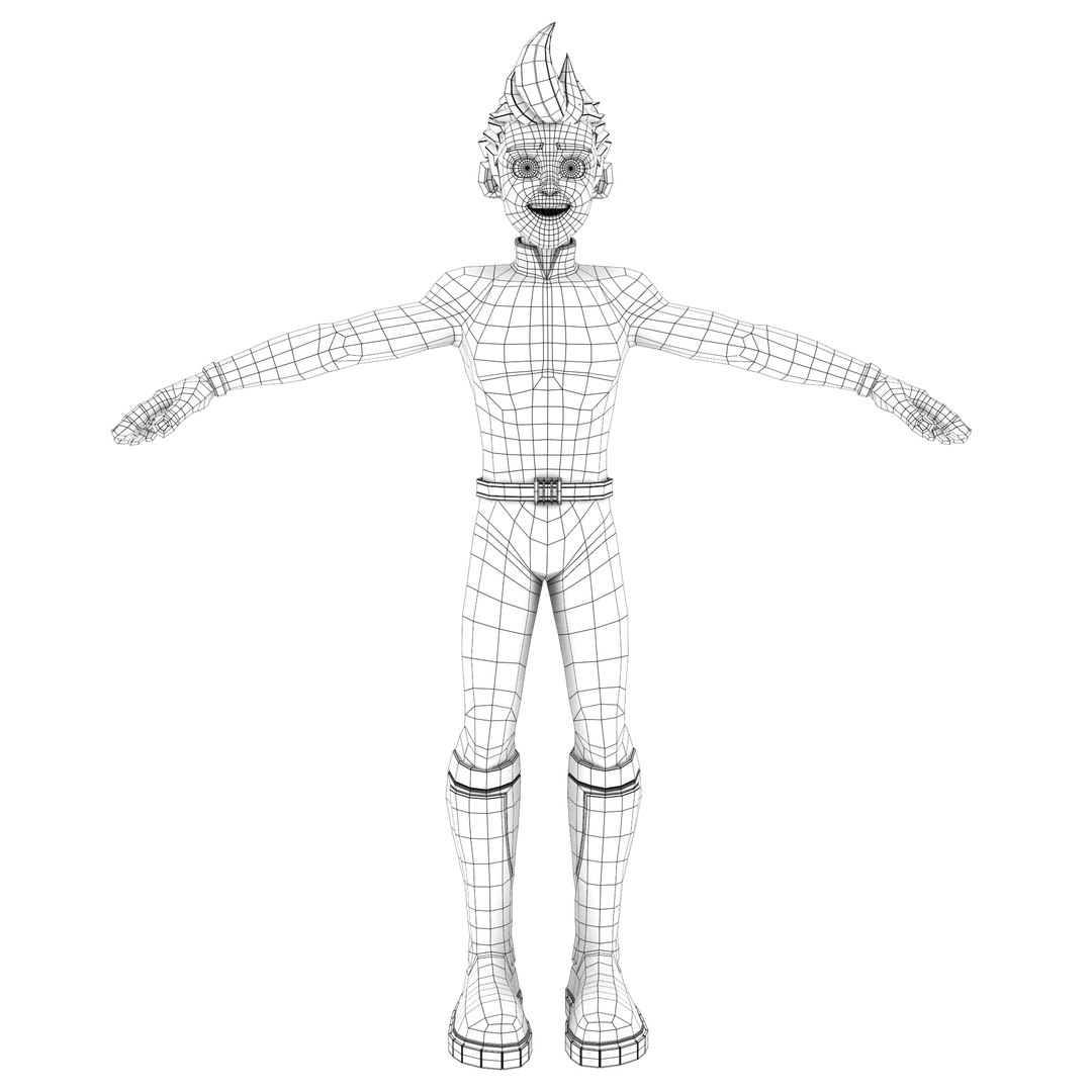 Cartoon Toon Character 3D Model - TurboSquid 1396038