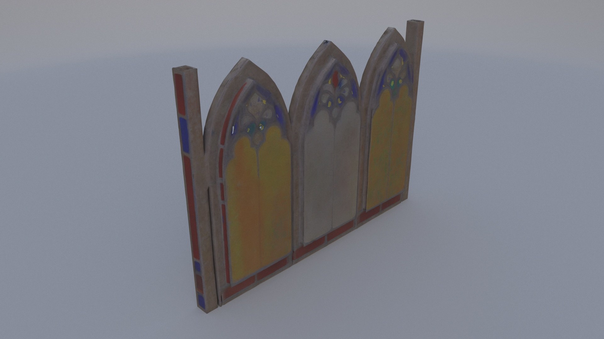 Stained Glass Window Panel 3D Model - TurboSquid 2327328