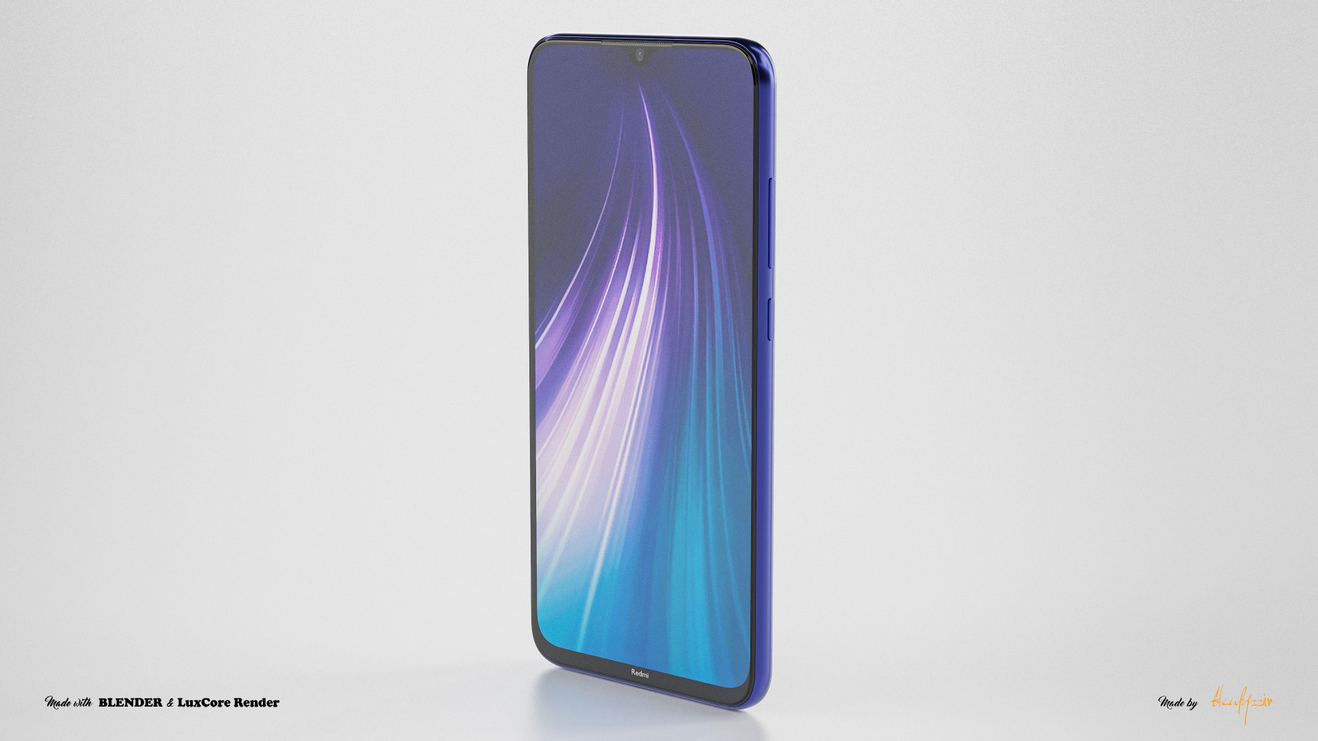 XIAOMI REDMI NOTE 8 2021 3D Model - TurboSquid 1737603