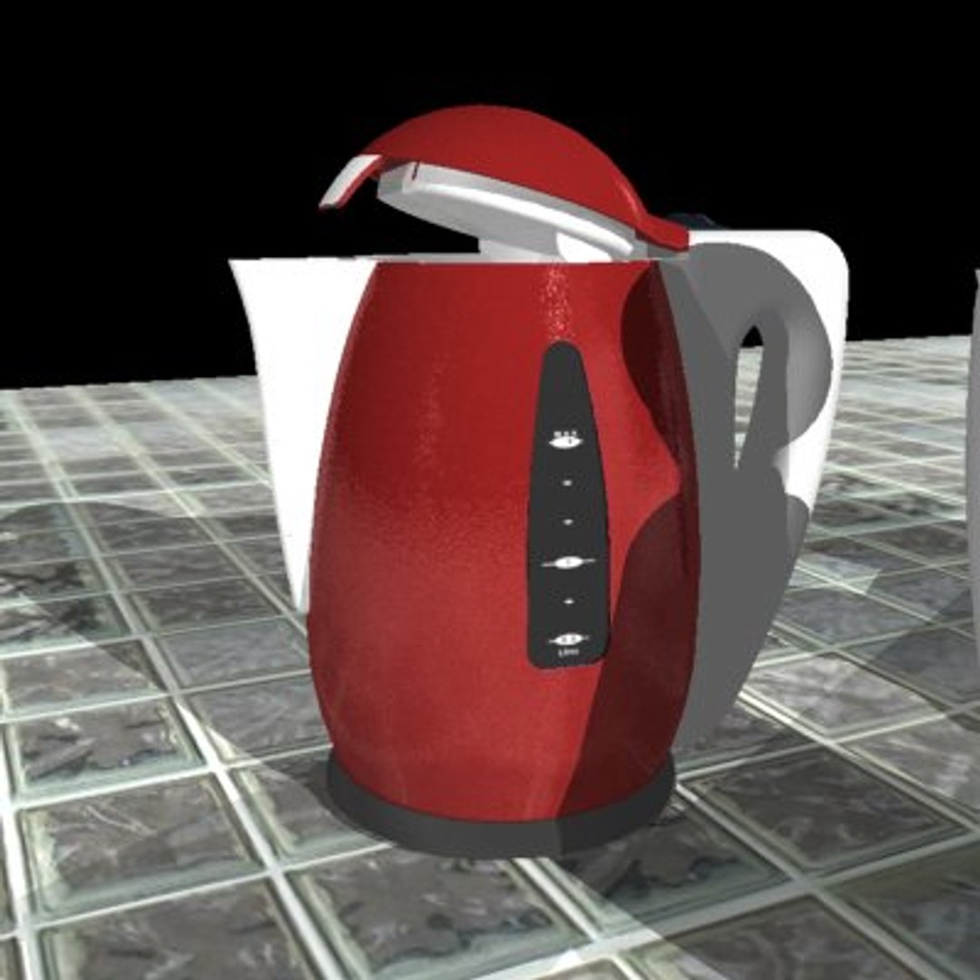 3d model of tea pots teapots