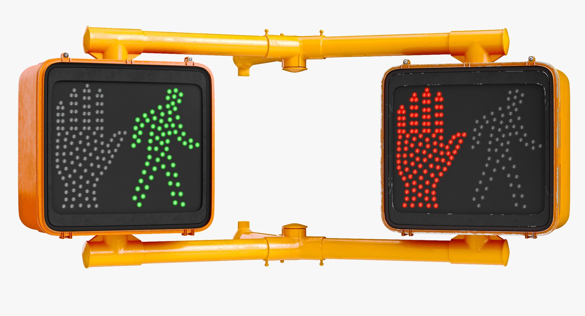 3D Walk Signal Sign - TurboSquid 1370406
