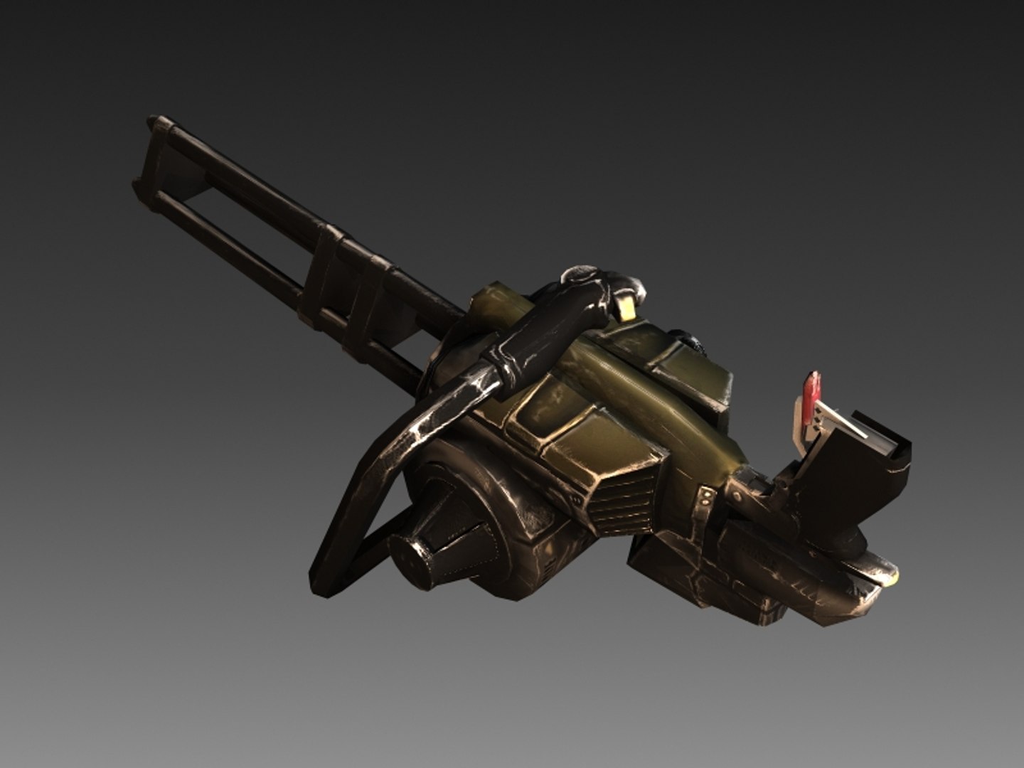 Minigun 2020 Ready 3d Model