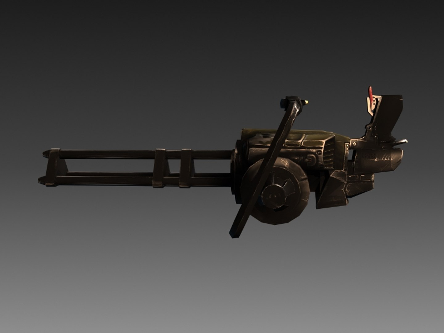 Minigun 2020 Ready 3d Model