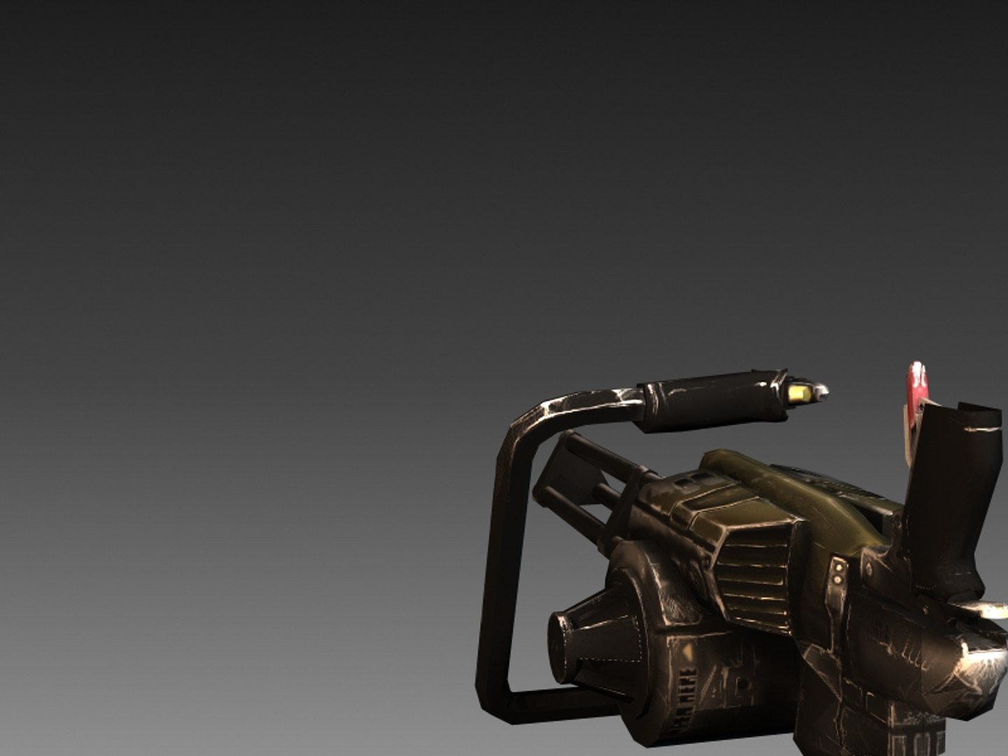 Minigun 2020 Ready 3d Model