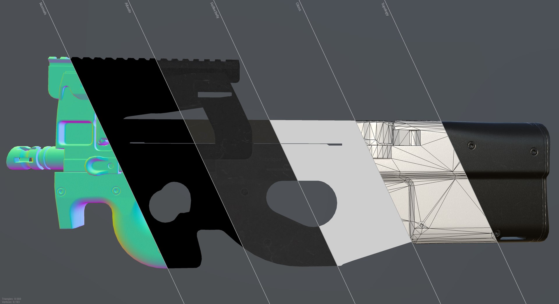 3D P90 - TurboSquid 2094271