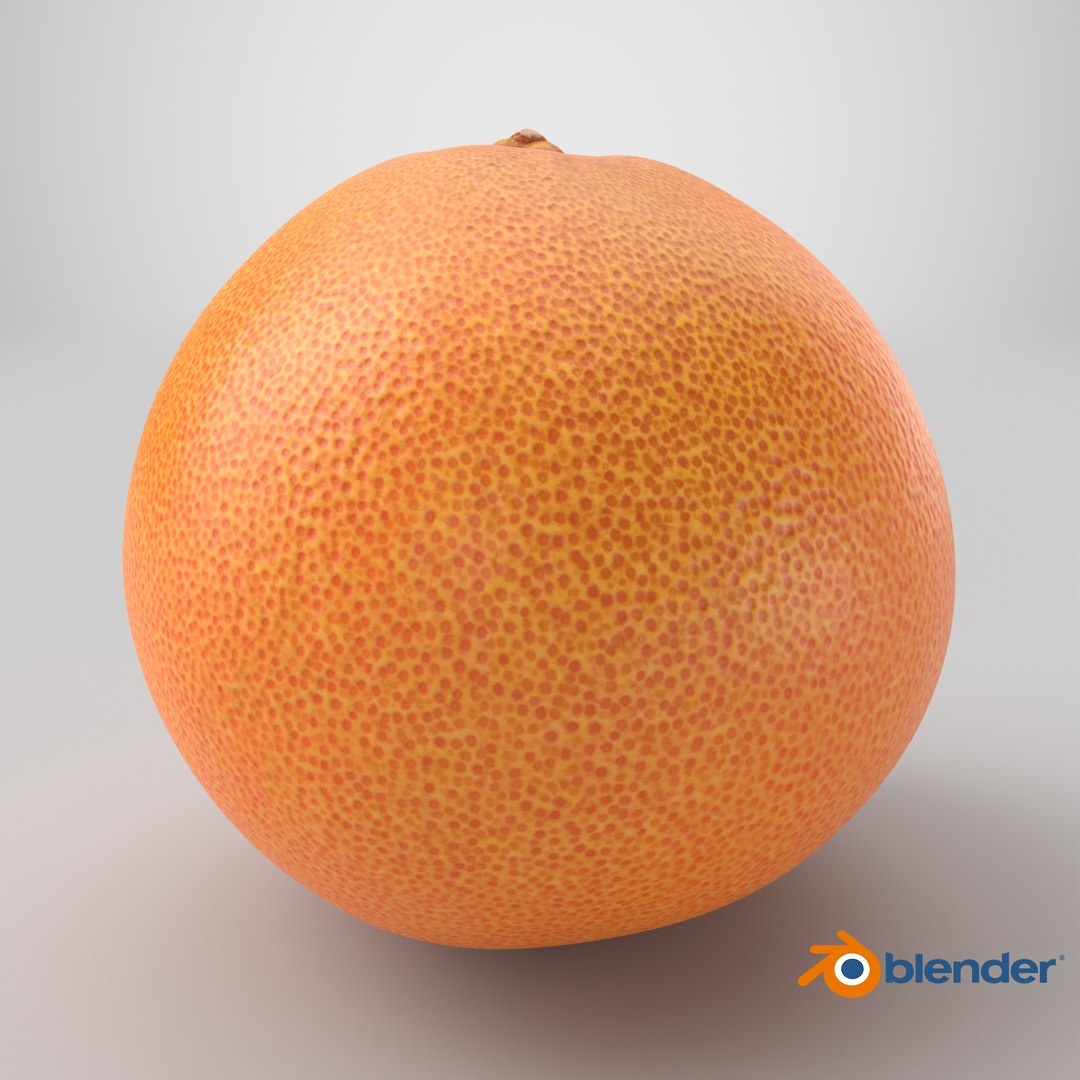 3D Grapefruit V1 Model - TurboSquid 2238647