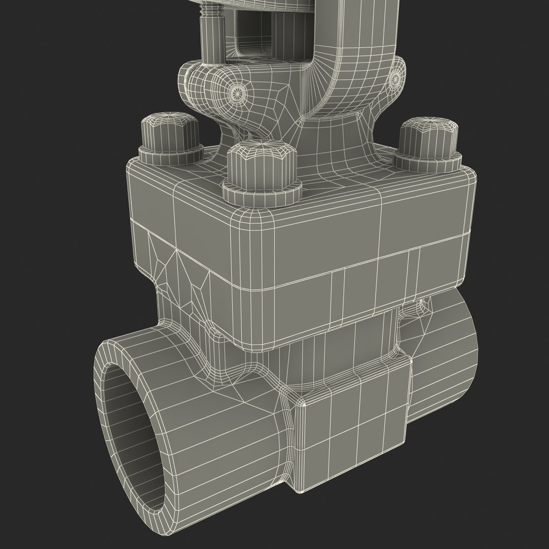 3d Model Of Gate Valves V2
