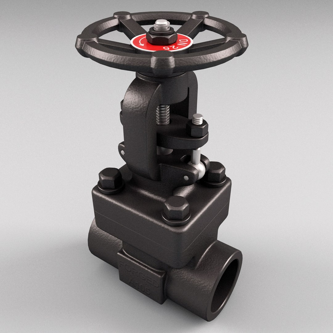 3d Model Of Gate Valves V2