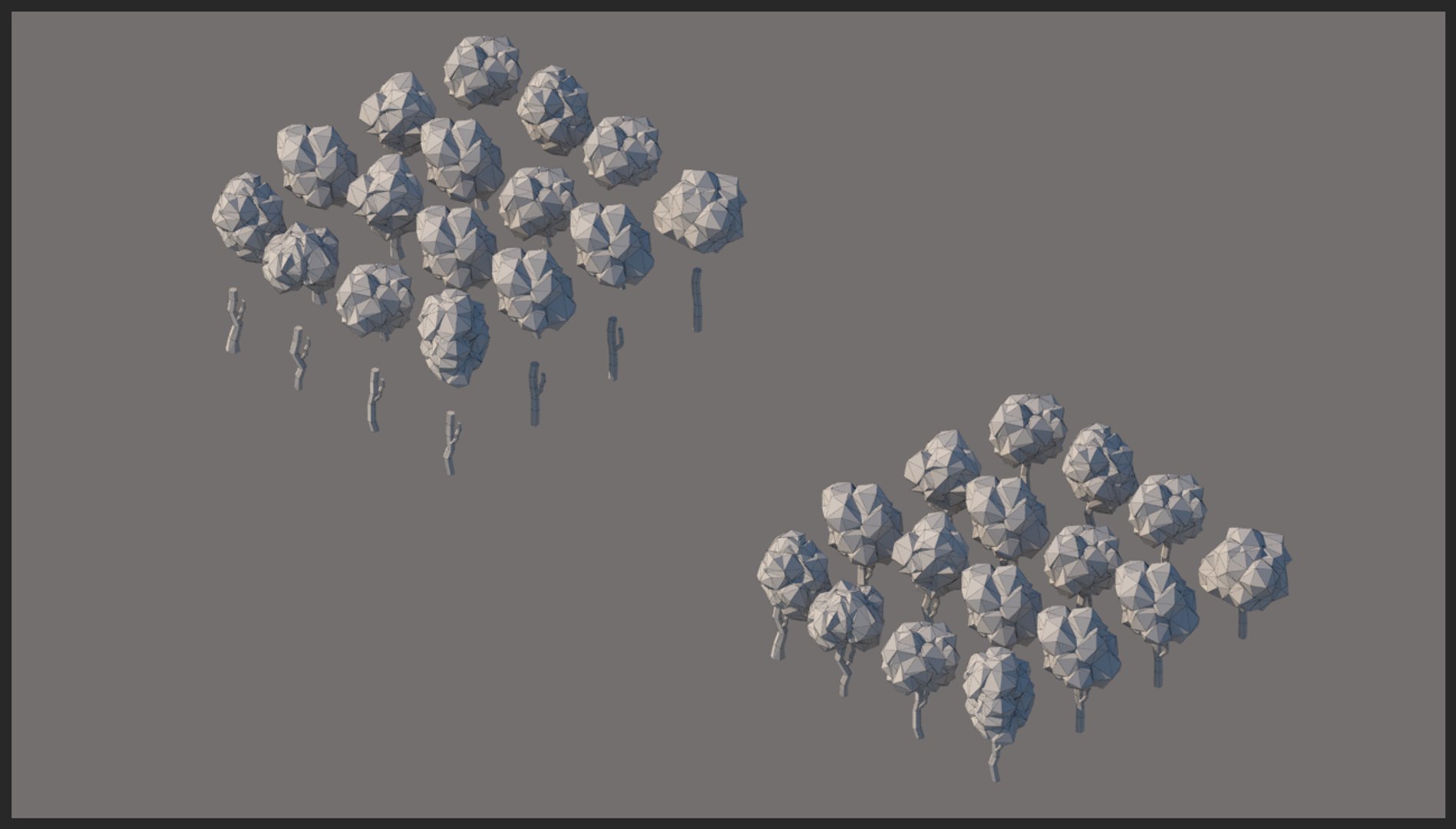 3D model trees isometric - TurboSquid 1333369