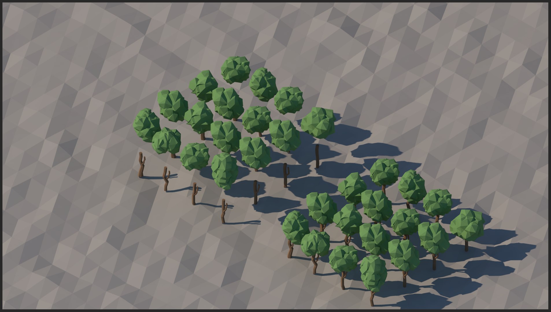 3D model trees isometric - TurboSquid 1333369