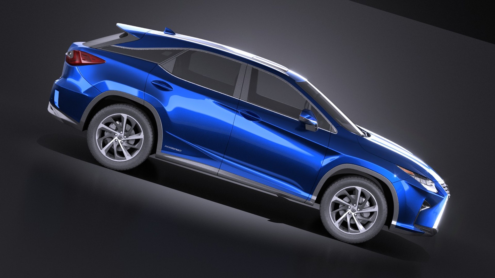 3d Lexus Rx 450 Model