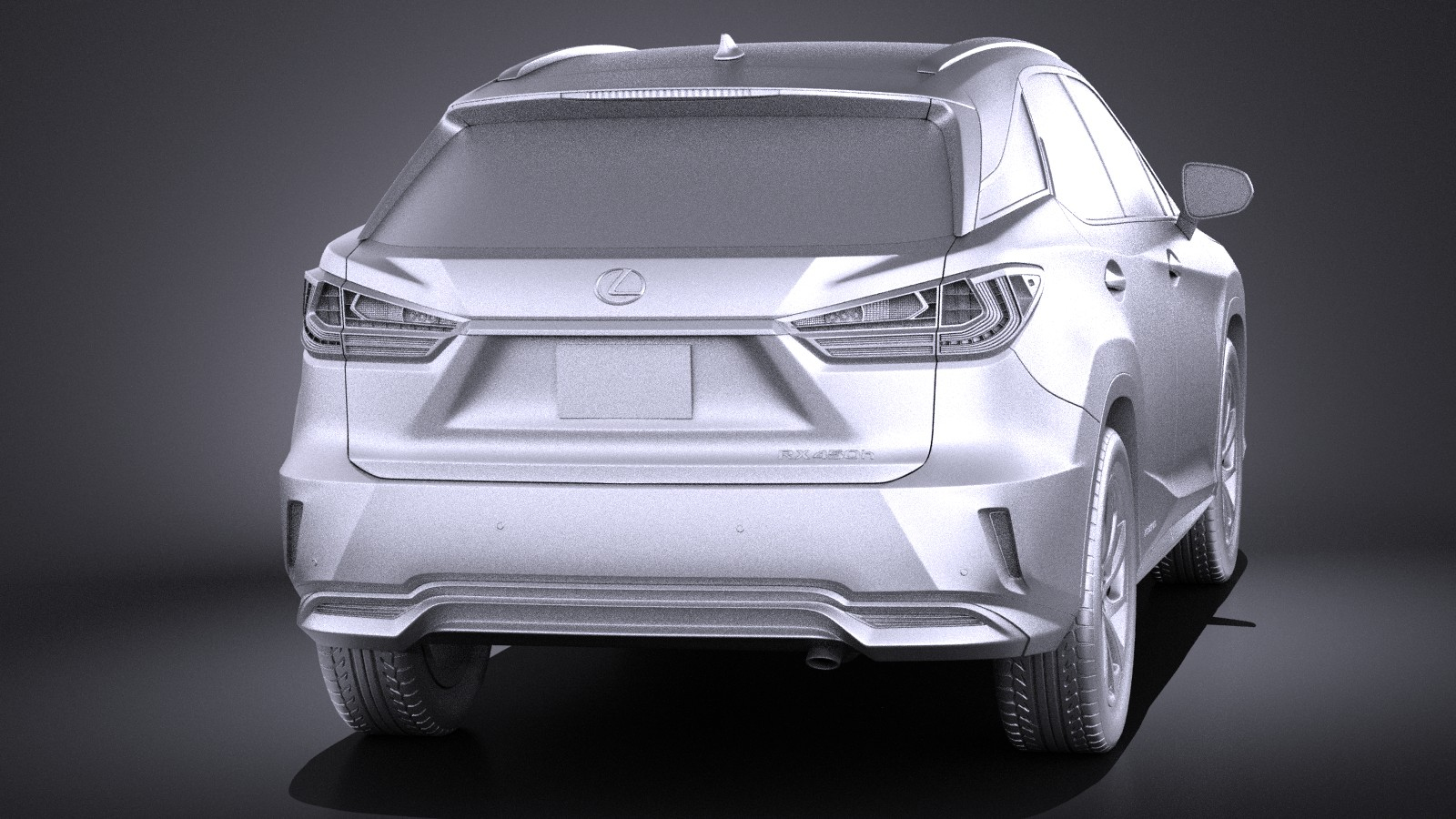 3d lexus rx 450 model